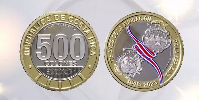 Banco Central presenta moneda conmemorativa de ₡500 colones por 175 ...