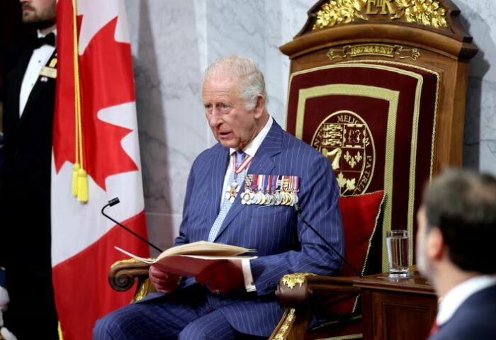 El rey Carlos defendió la soberanía de Canadá, en medio de las ...